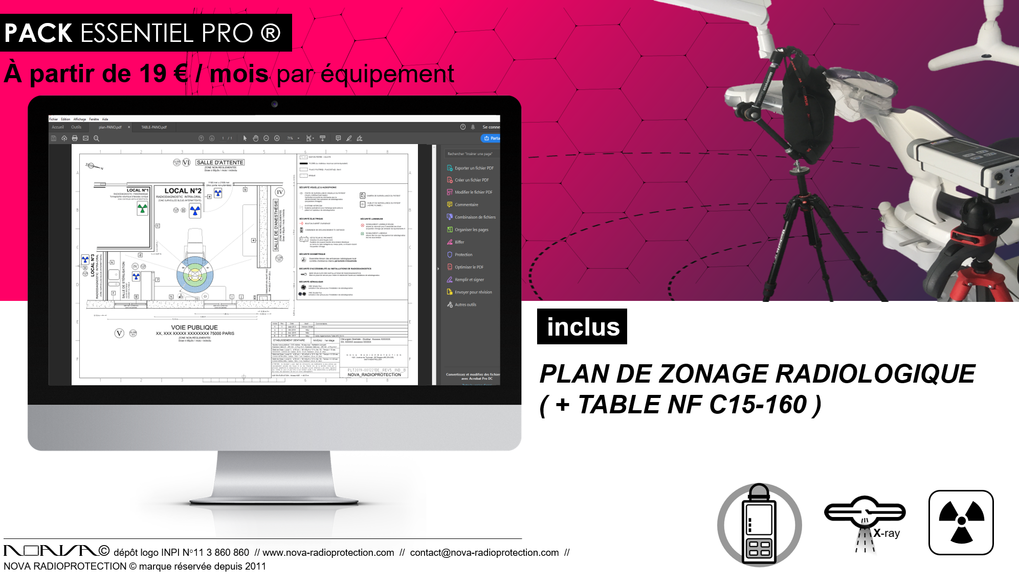PCR dentaire + OCR + CRP | NOVA RADIOPROTECTION
